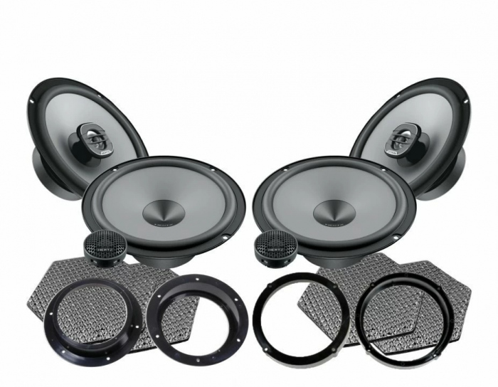 Pachet audio complet fata spate Octavia I (1998 - 2004) cu boxe Hertz